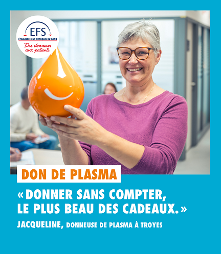 Don de plasma : ces personnalités s’engagent en Grand Est | Etablissement francais du sang